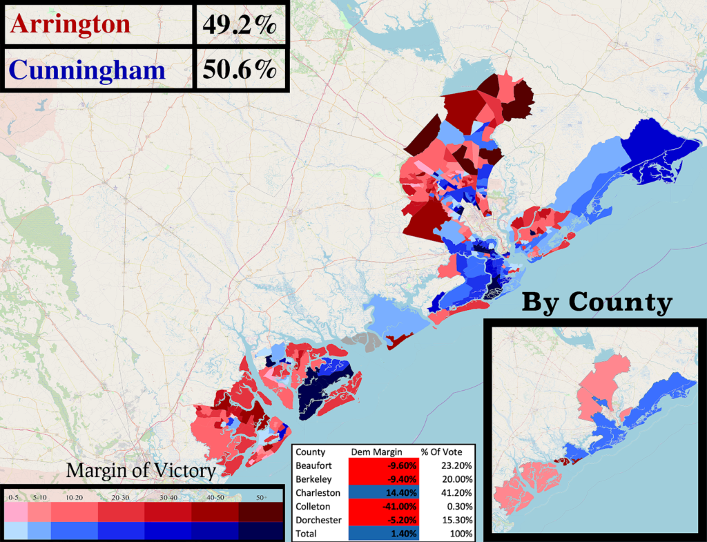Joe Cunningham is in for a close race in SC-01 - Elections Daily