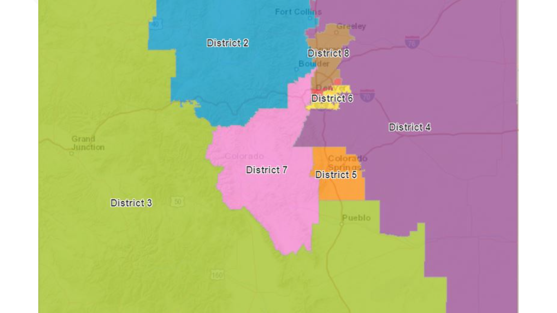 Mapa De La Fuente De Colorado