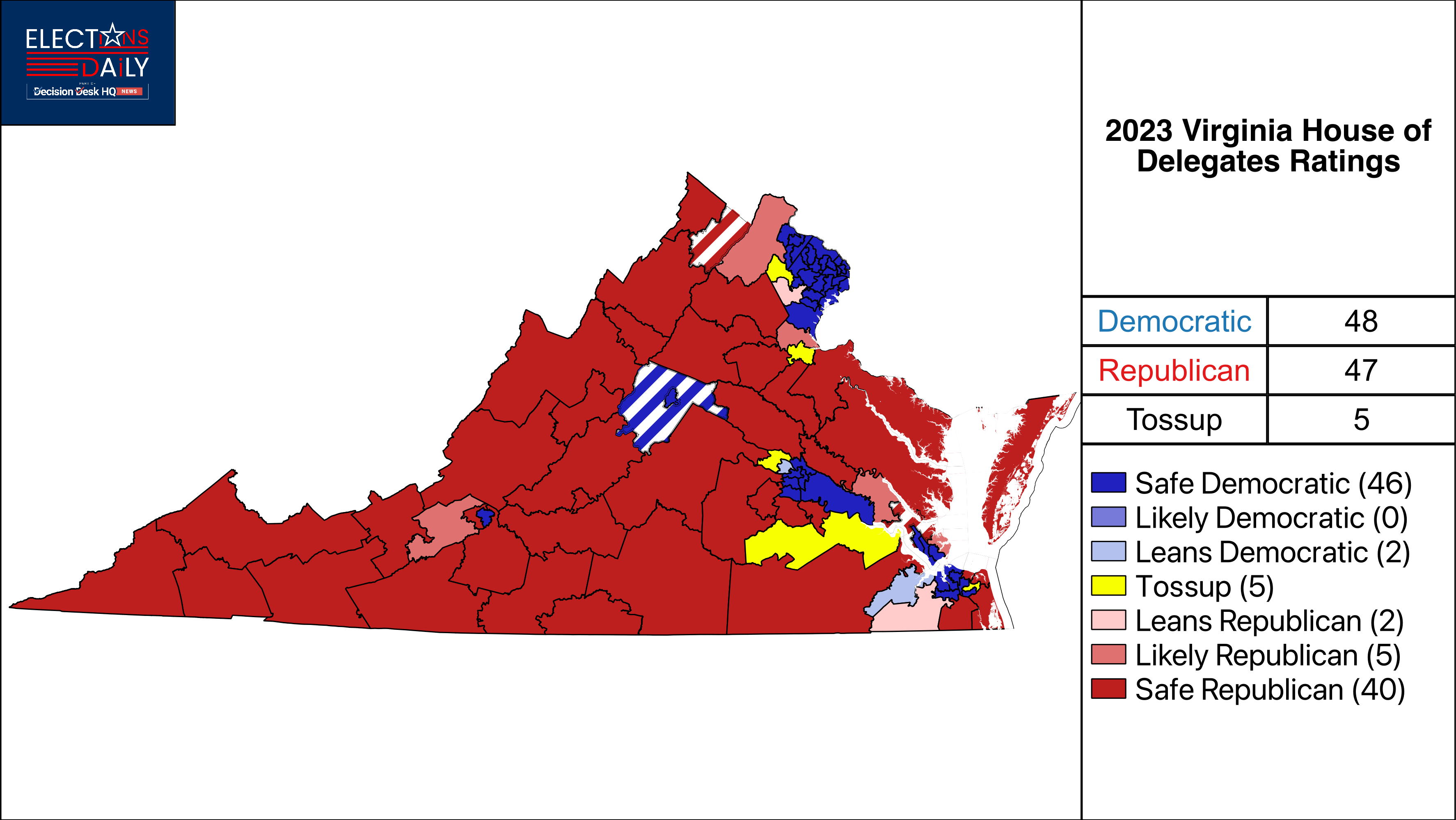Virginia 2023 Ratings Update: Republicans Gain Ground in Legislature ...